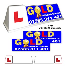 White Professional Magnetic Roof Sign | Grade Six Supplies