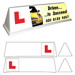 White Rover Magnetic Roof Sign | Grade Six Supplies