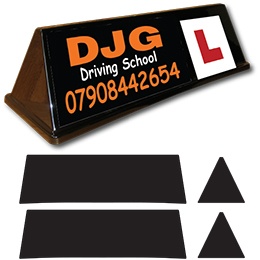 Black Rover Magnetic Roof Sign | Grade Six Supplies