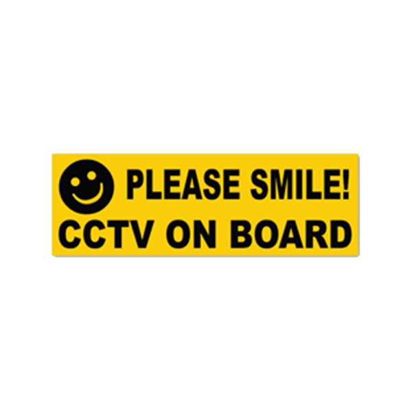 Smile Please - Yellow Safety Sign | G6S