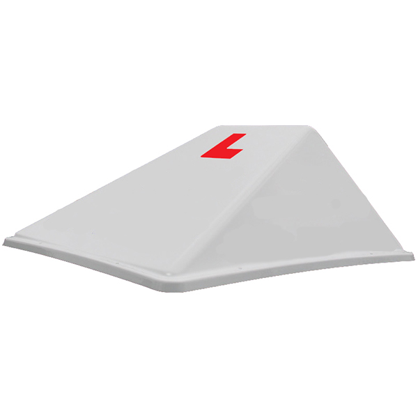 Delta Roof Sign with L-Plates Applied | G6S