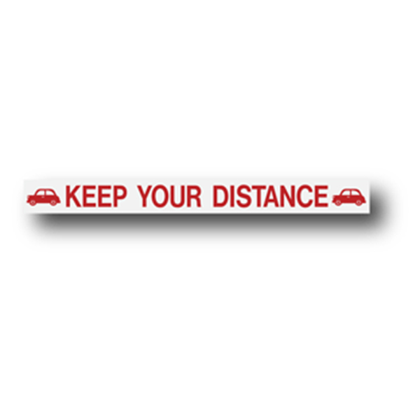 Keep Your Distance (Cars) Sign | Grade 6 Supplies