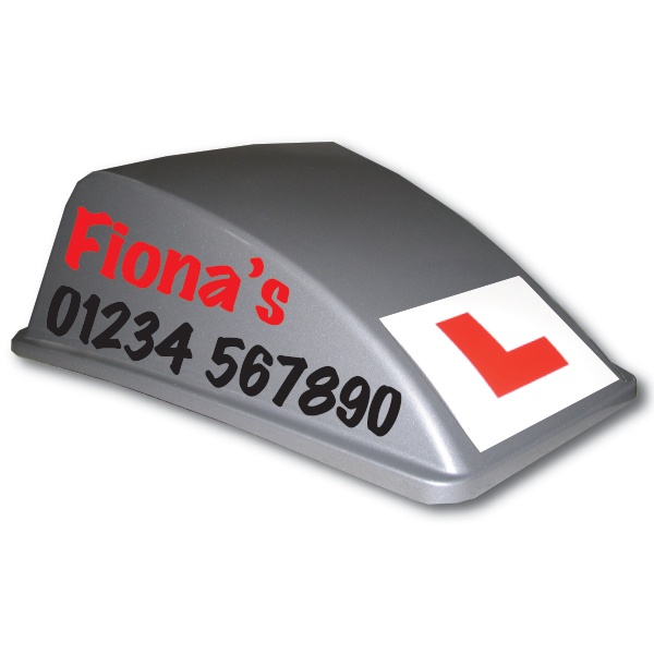 Silver Aero Roof Sign - Graphic Advantage | G6S