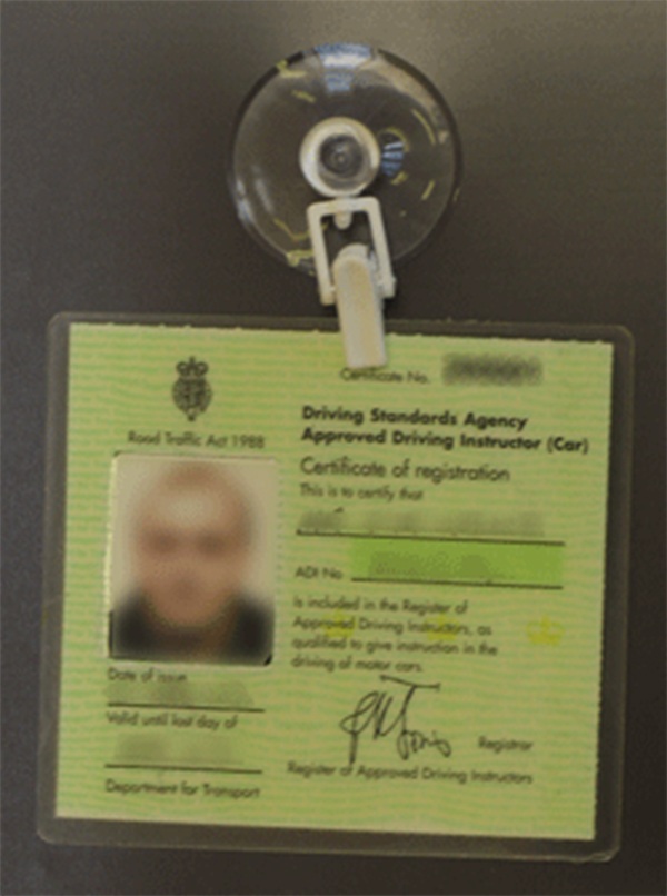 Suction Cup ADI Badge Holder | G6S