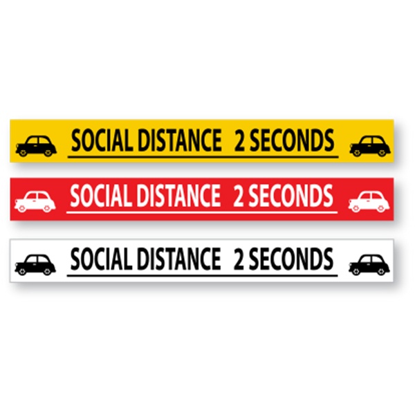 Social Distance - 2 Seconds Car Sign | Grade 6 Supplies